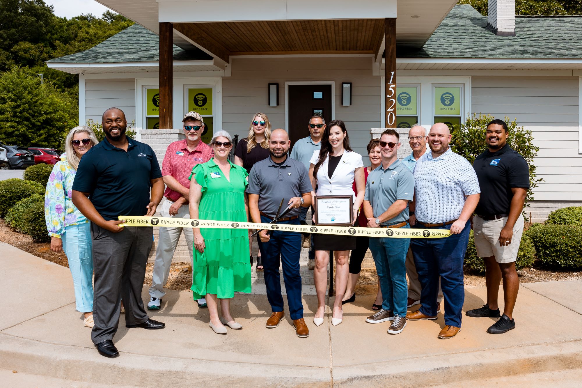 Ripple Fiber ribbon cutting marks opening new SC office - Broadband ...