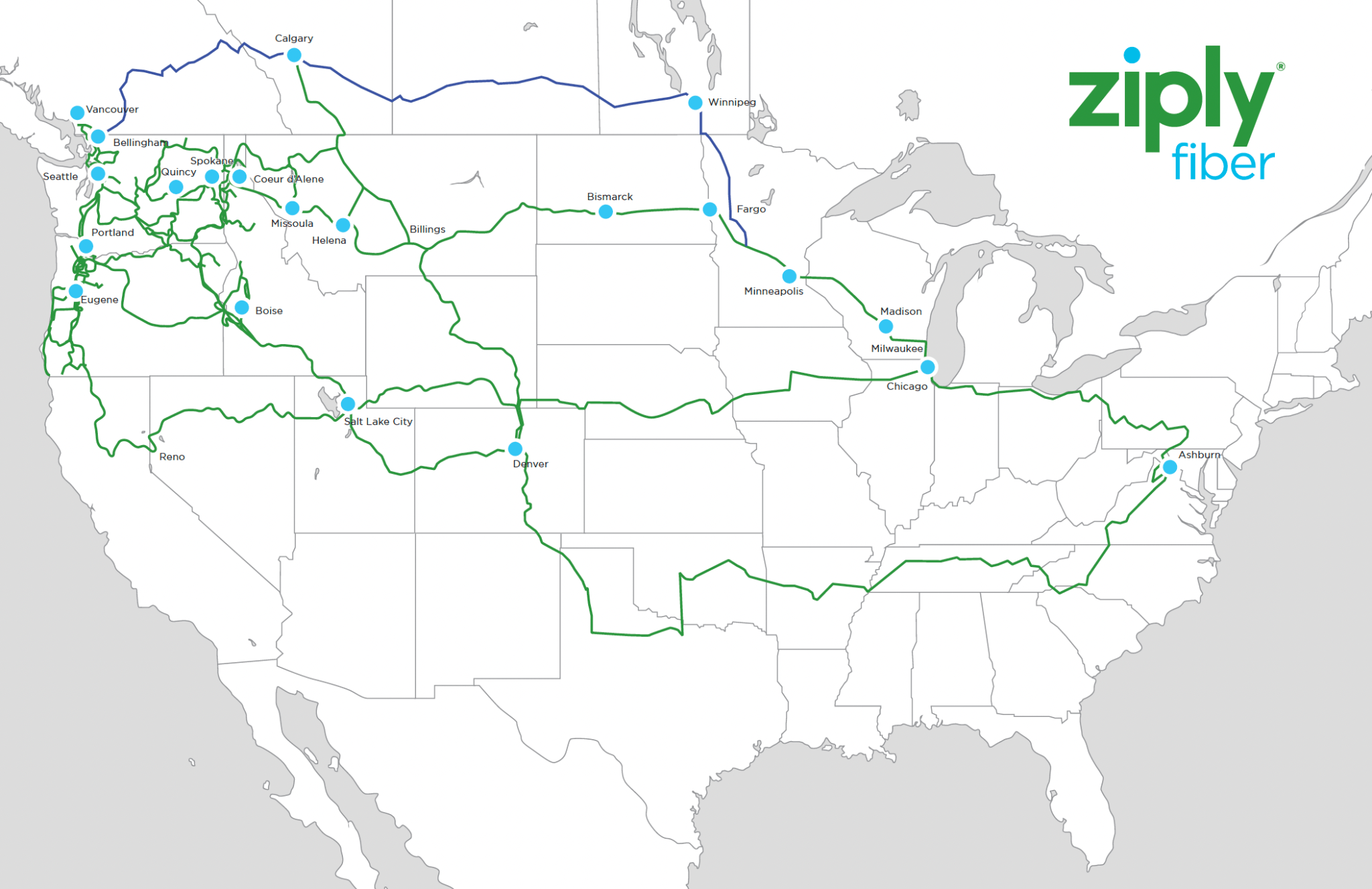 Ziply Fiber’s Seattle to Chicago “Northern Link Route” goes live ...
